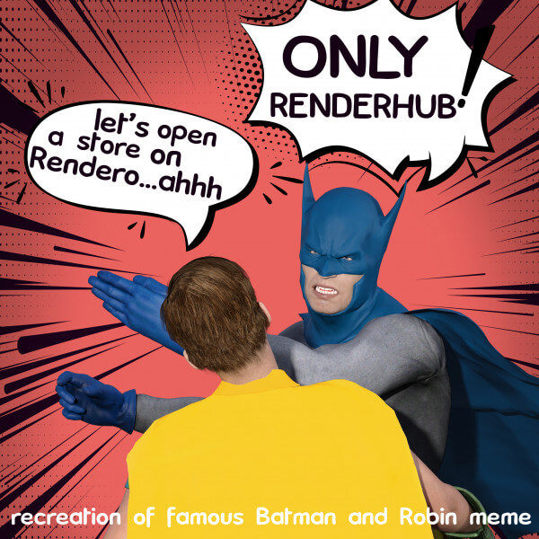 Piper meme 3D Render | RenderHub Gallery