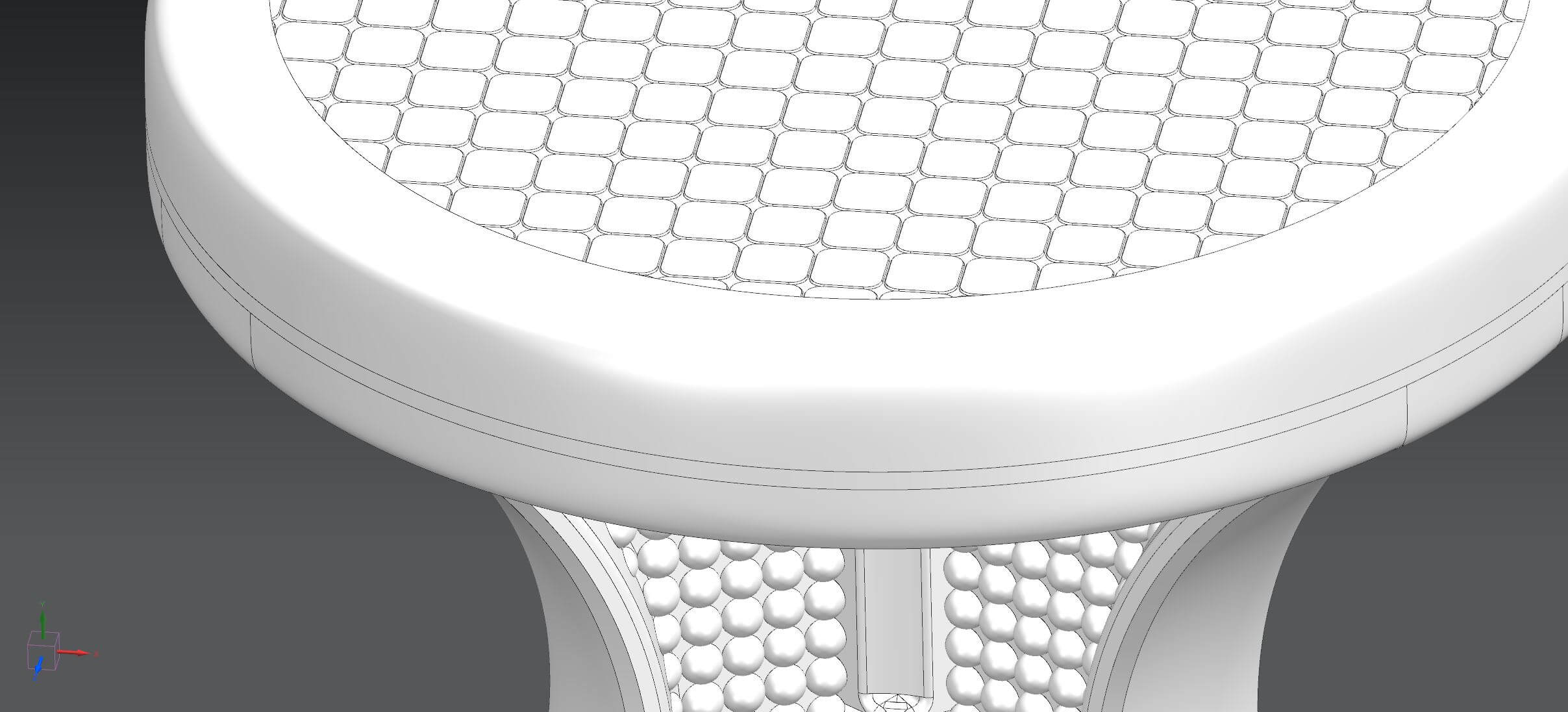 Printable Stool - 3D Model by DESIGNER09