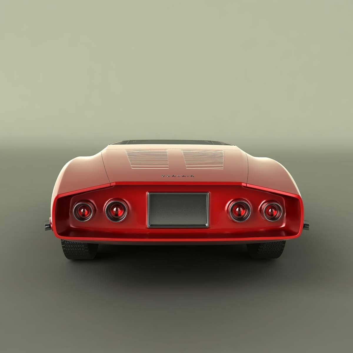Chevrolet Corvair Monza SS - 3D Model by desmonster
