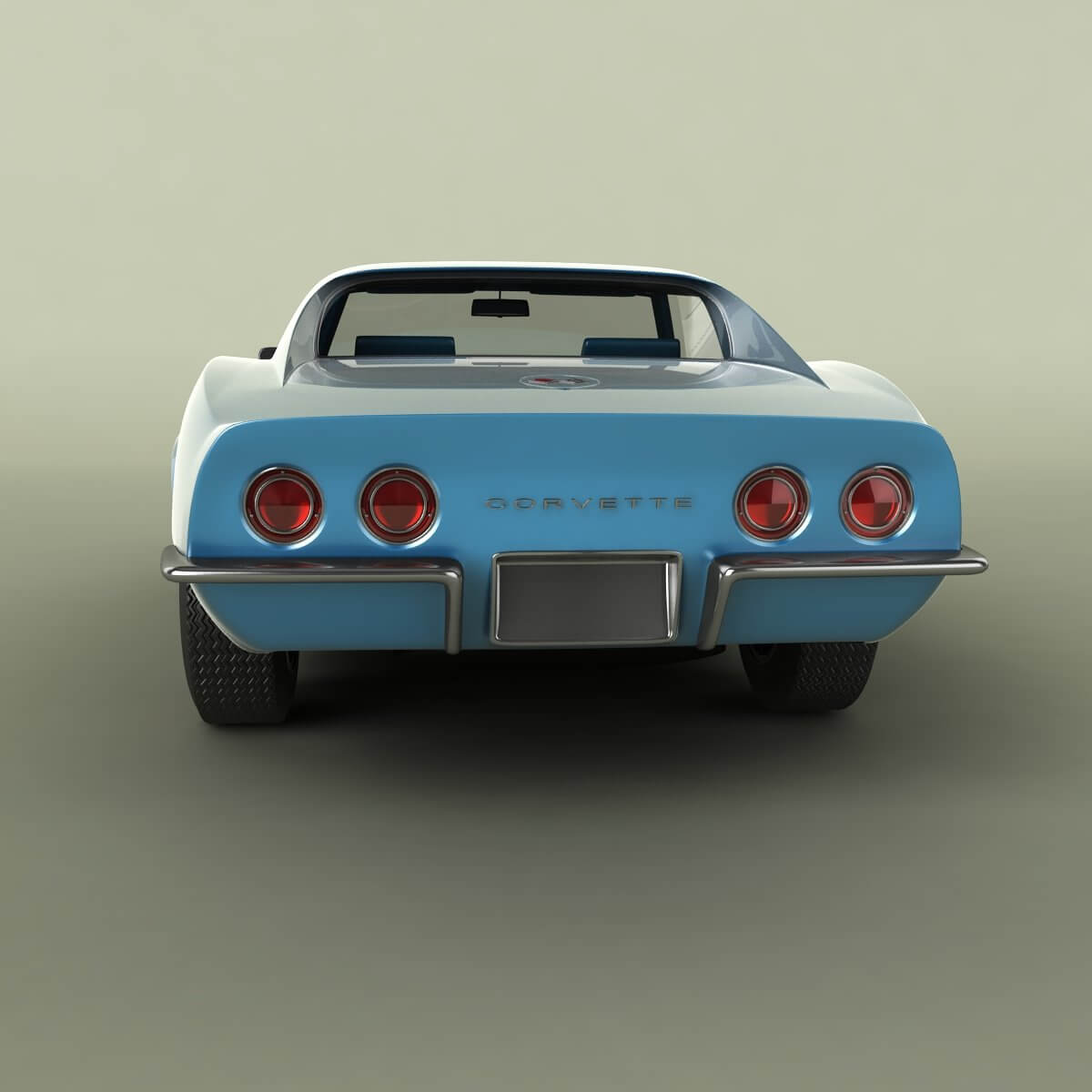 Chevrolet Corvette C3 Coupe 427 69 - 3D Model by desmonster