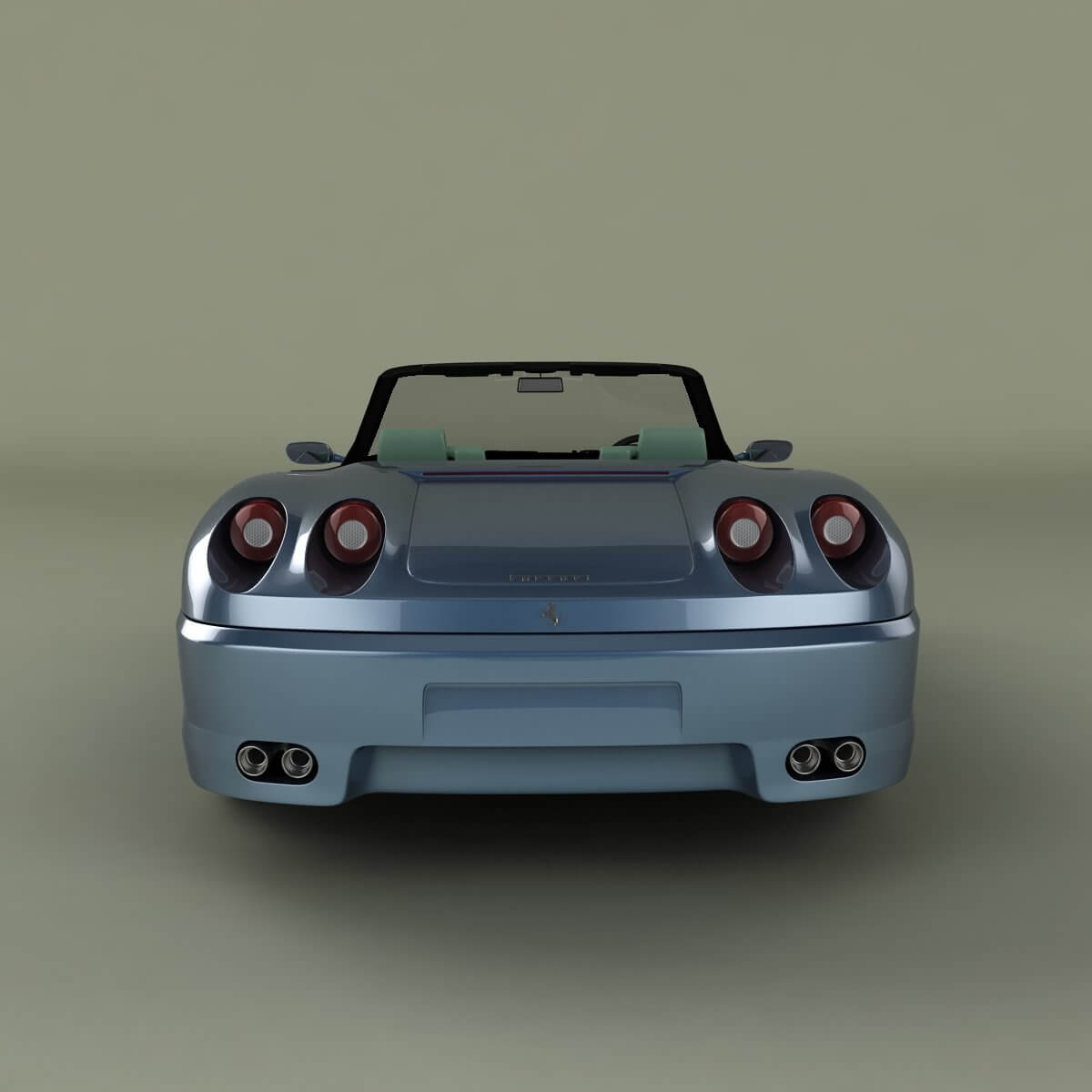 Ferrari 456 GT Venice Spider - 3D Model by desmonster