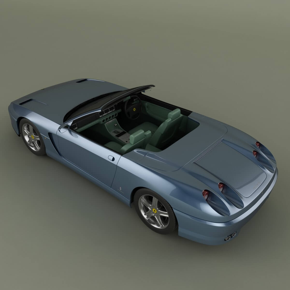 Ferrari 456 GT Venice Spider - 3D Model by desmonster