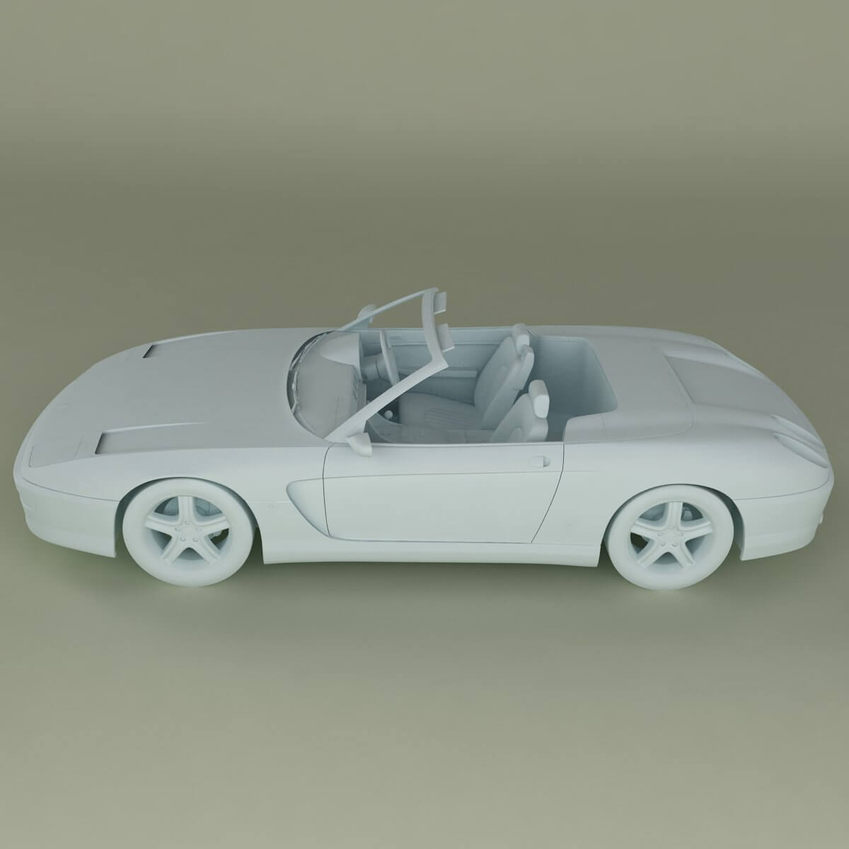 Ferrari 456 GT Venice Spider - 3D Model by desmonster