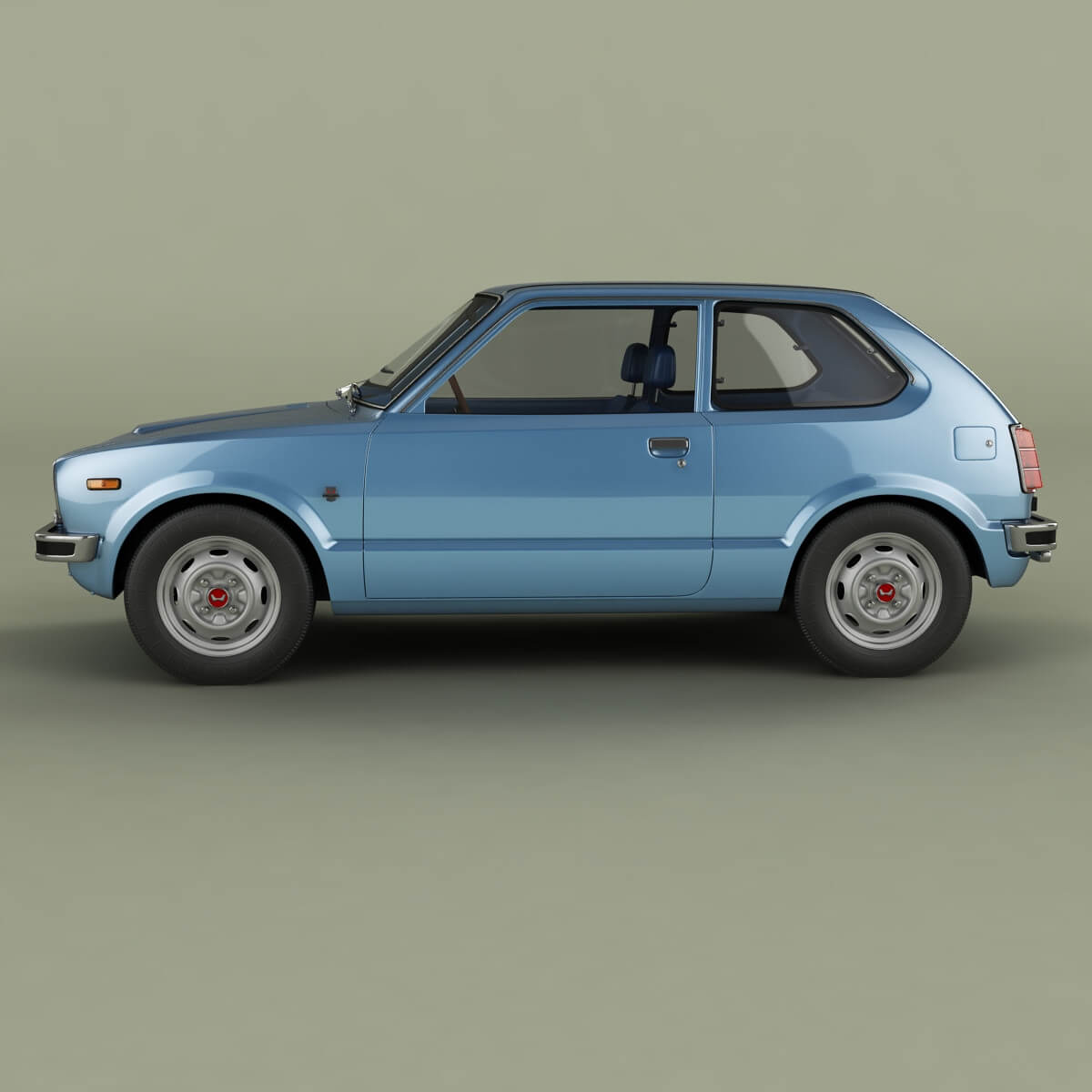 Honda Civic 3-Door 3D Model by desmonster