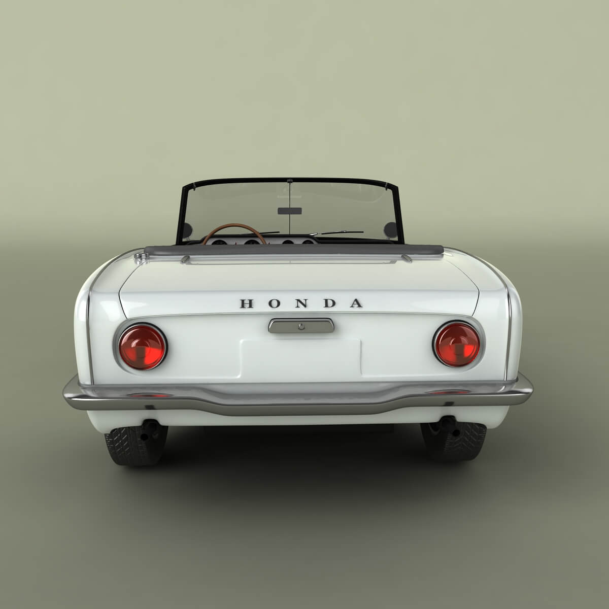 Honda Sports S600 - 3D Model by desmonster