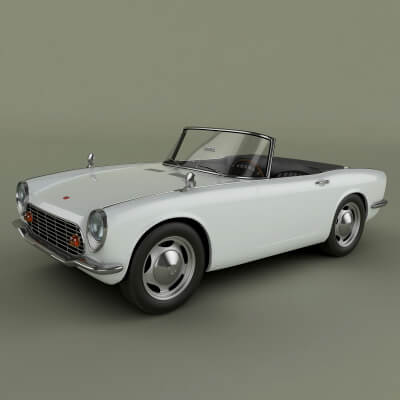 Honda Sports S600 - 3D Model by desmonster