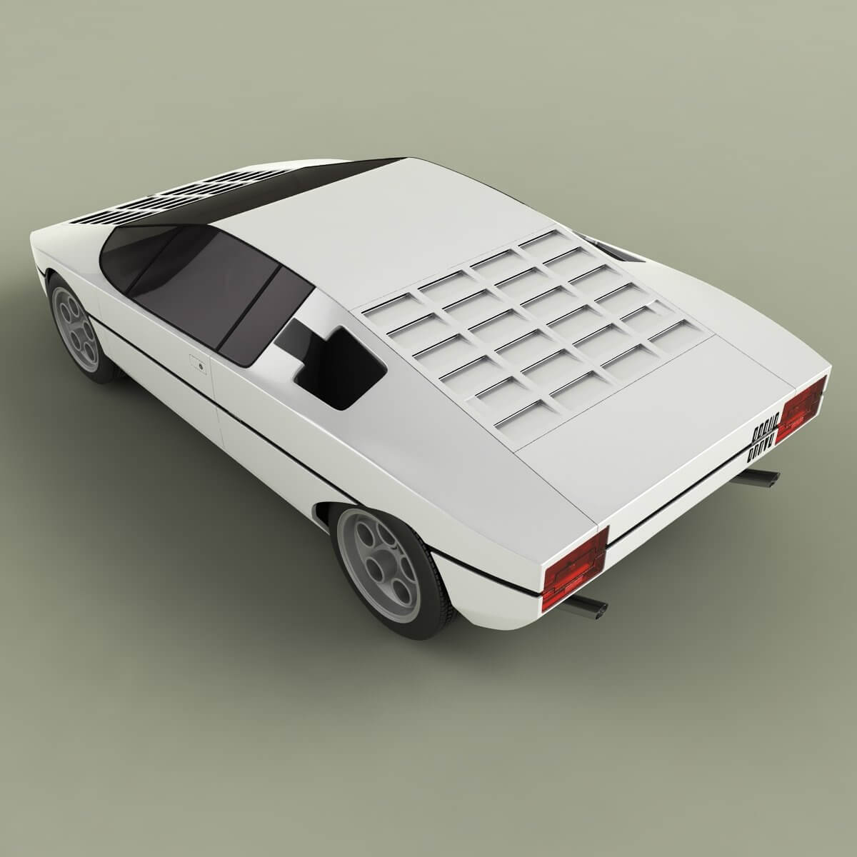 Lamborghini Bravo - 3D Model by desmonster