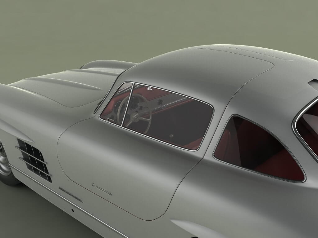 Mercedes 300SL - 3D Model by desmonster
