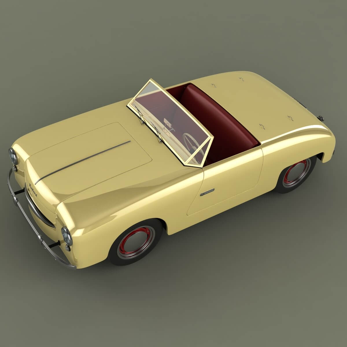Panhard Dyna Junior X87 - 3D Model by desmonster