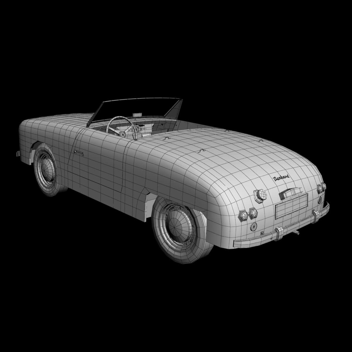 Panhard Dyna Junior X87 - 3D Model by desmonster