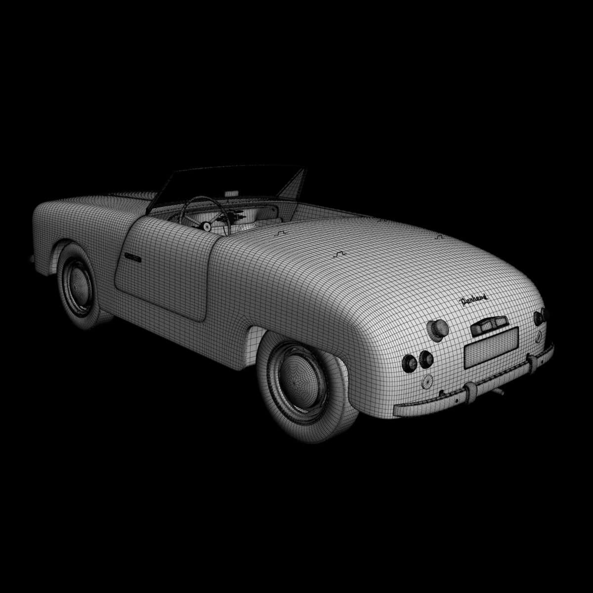 Panhard Dyna Junior X87 - 3D Model by desmonster