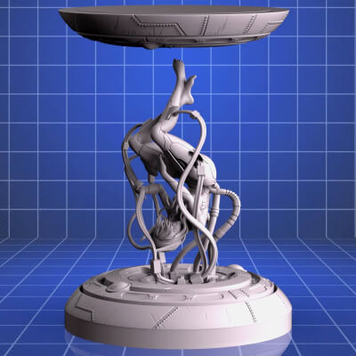 Ghost in the Shell Major - 3D Model by despaindorothy01