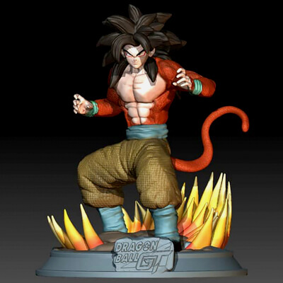 Goku SSJ4 Dragon Ball GT - 3D Model by despaindorothy01