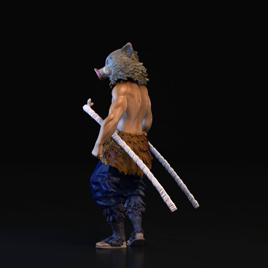 Inosuke Hashibira Demon Slayer - 3D Model by despaindorothy01