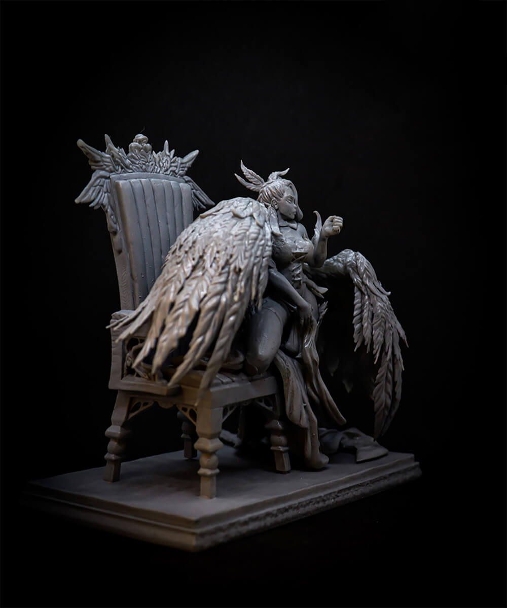 Lilim the Fallen Angel - 3D Model by despaindorothy01