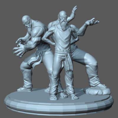 Master Roshi Dragon Ball - 3D Model by despaindorothy01