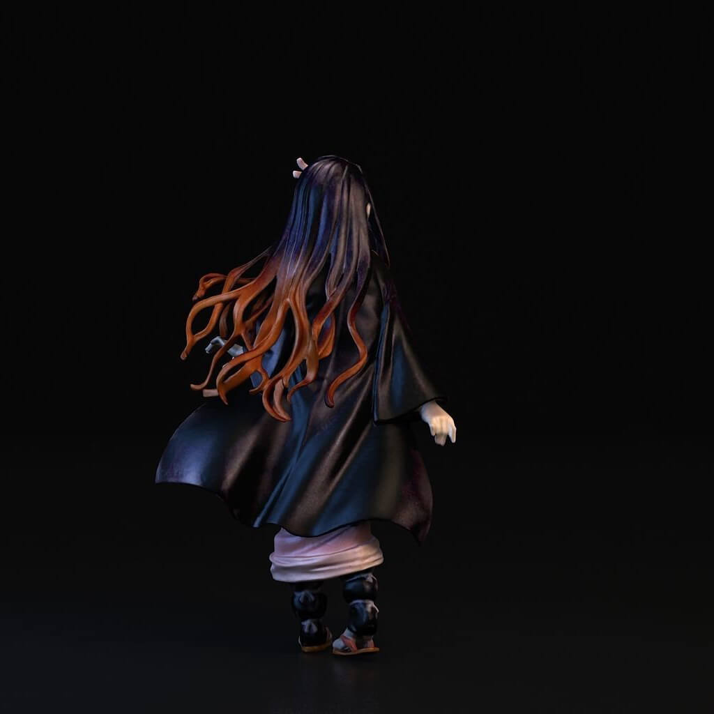 Nezuko Kamado Demon Slayer - 3D Model by despaindorothy01