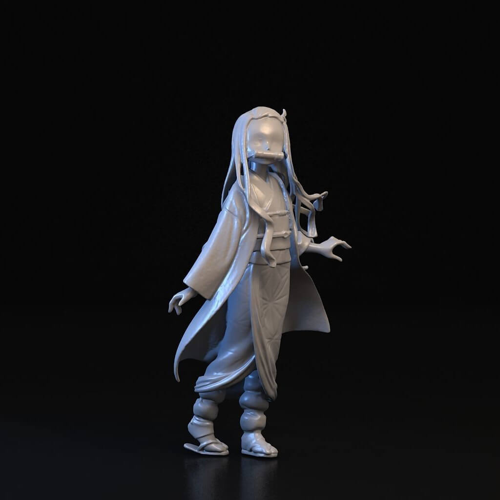 Nezuko Kamado Demon Slayer - 3D Model by despaindorothy01