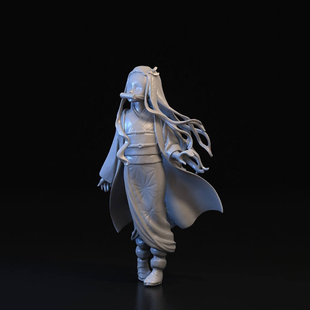 Nezuko Kamado Demon Slayer - 3D Model by despaindorothy01