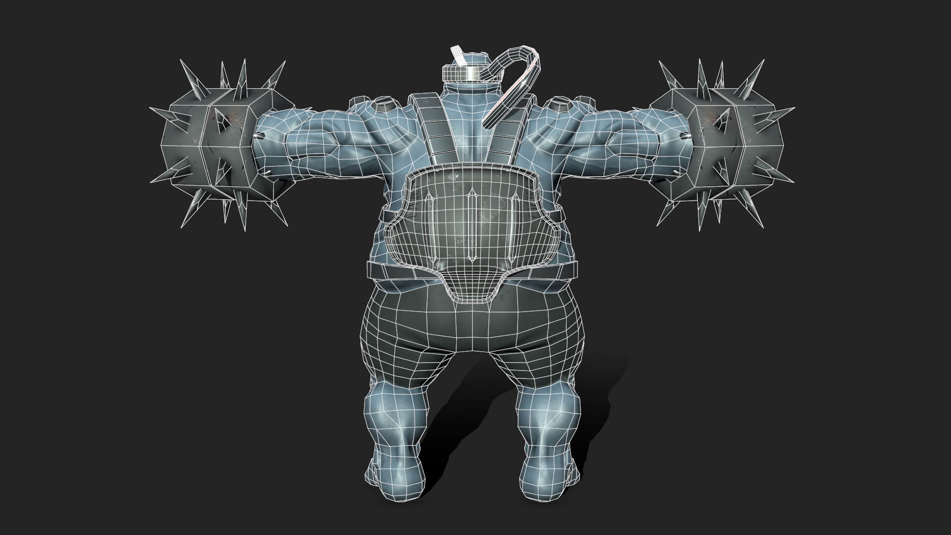 Sci-Fi Monster Creature 3D Model by Dessjit