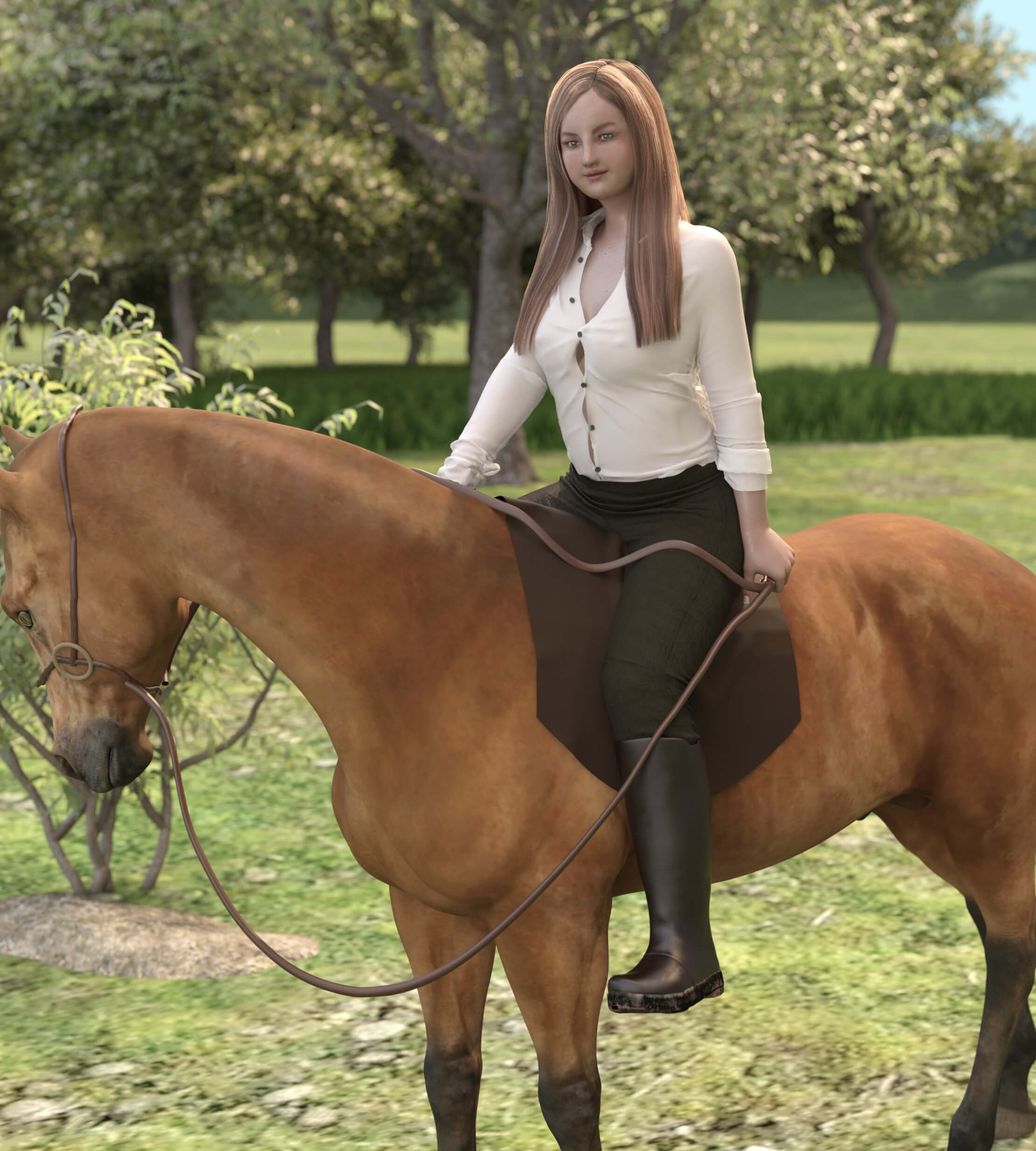 Sunset 3D Render, Digital Art by devgroup6