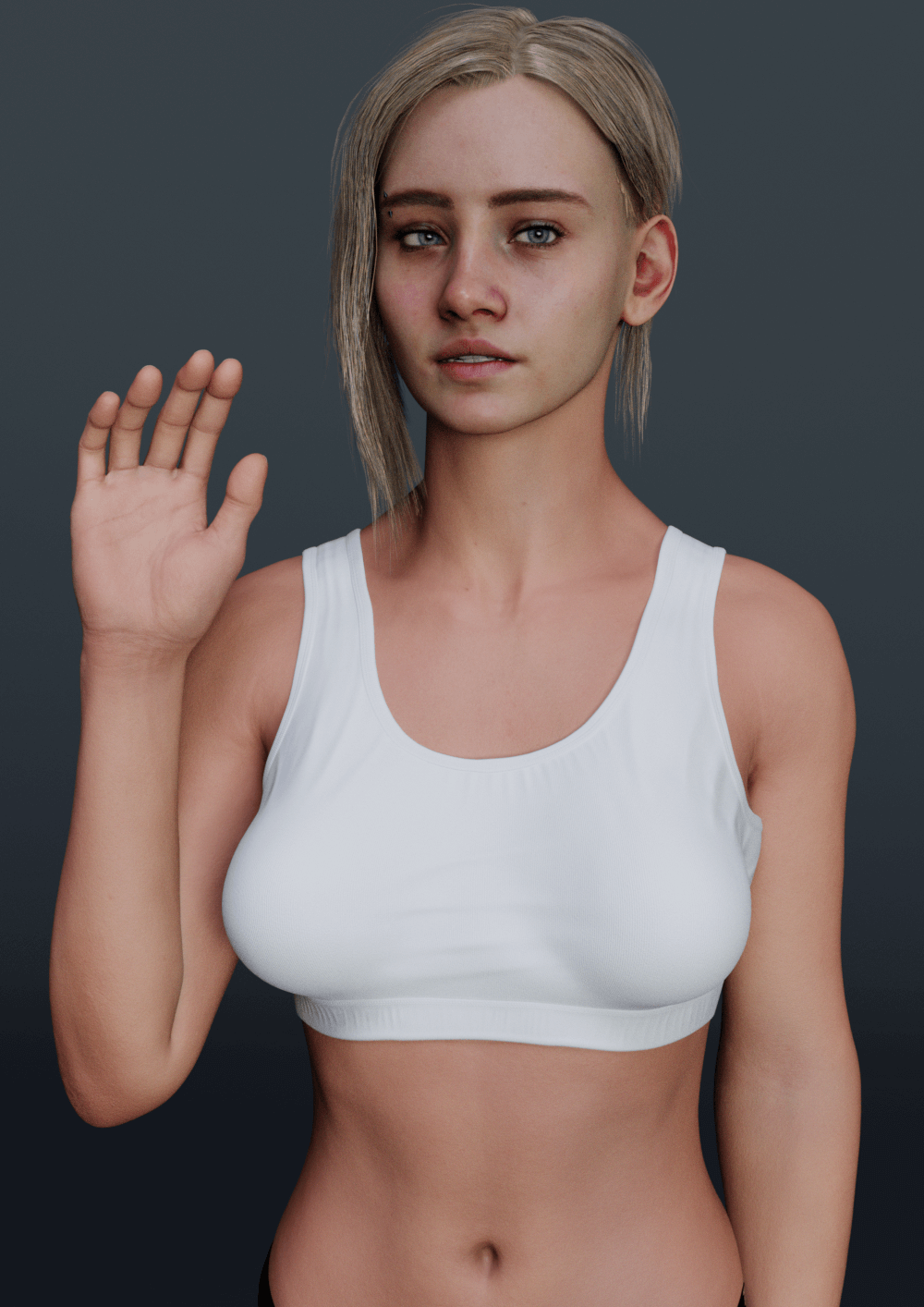 Gwen Stacy 3D Render, Digital Art by DEVIANT