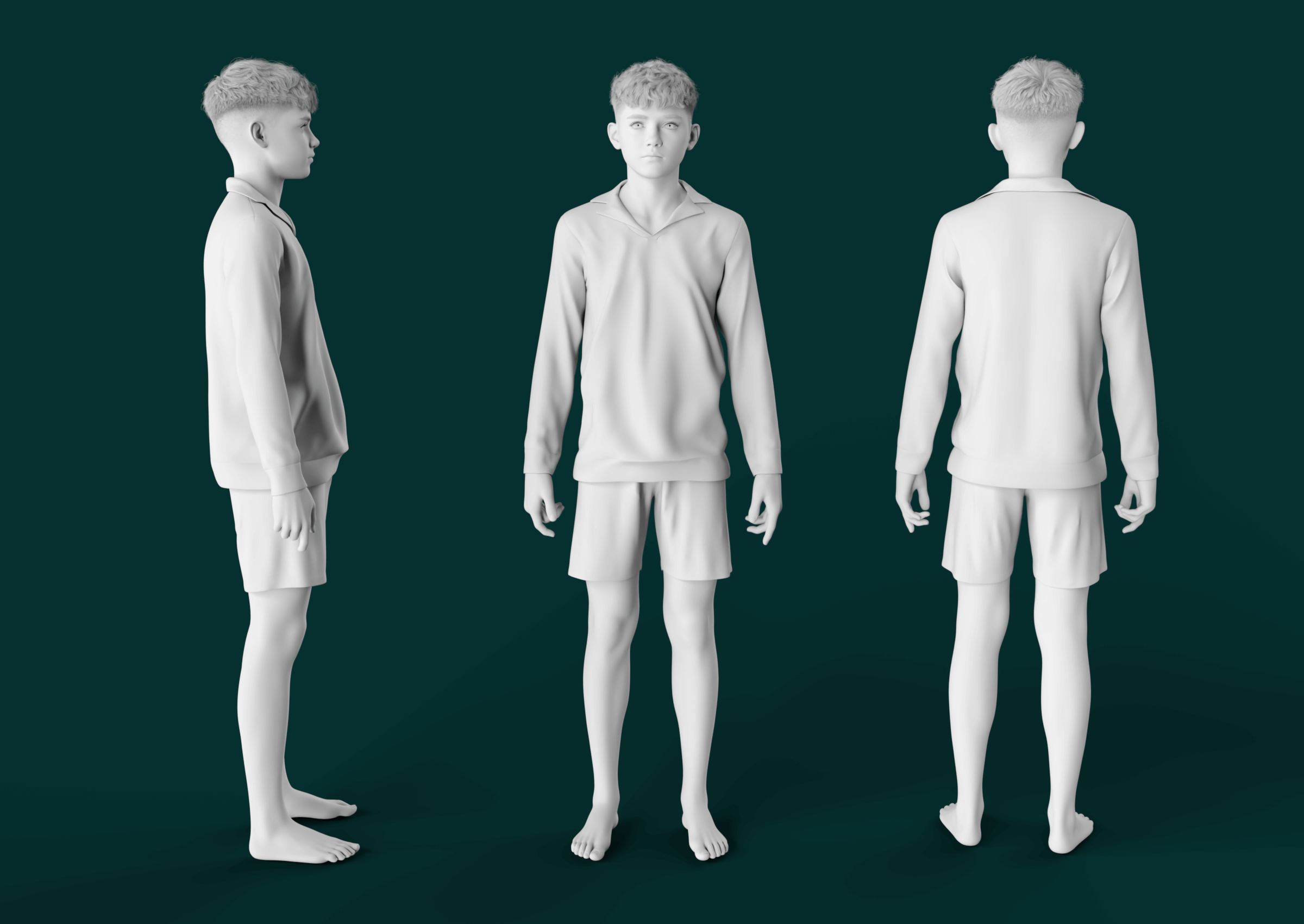 DEX Leo 2.0 for Genesis 9 3D Render, Digital Art by Dexon3D