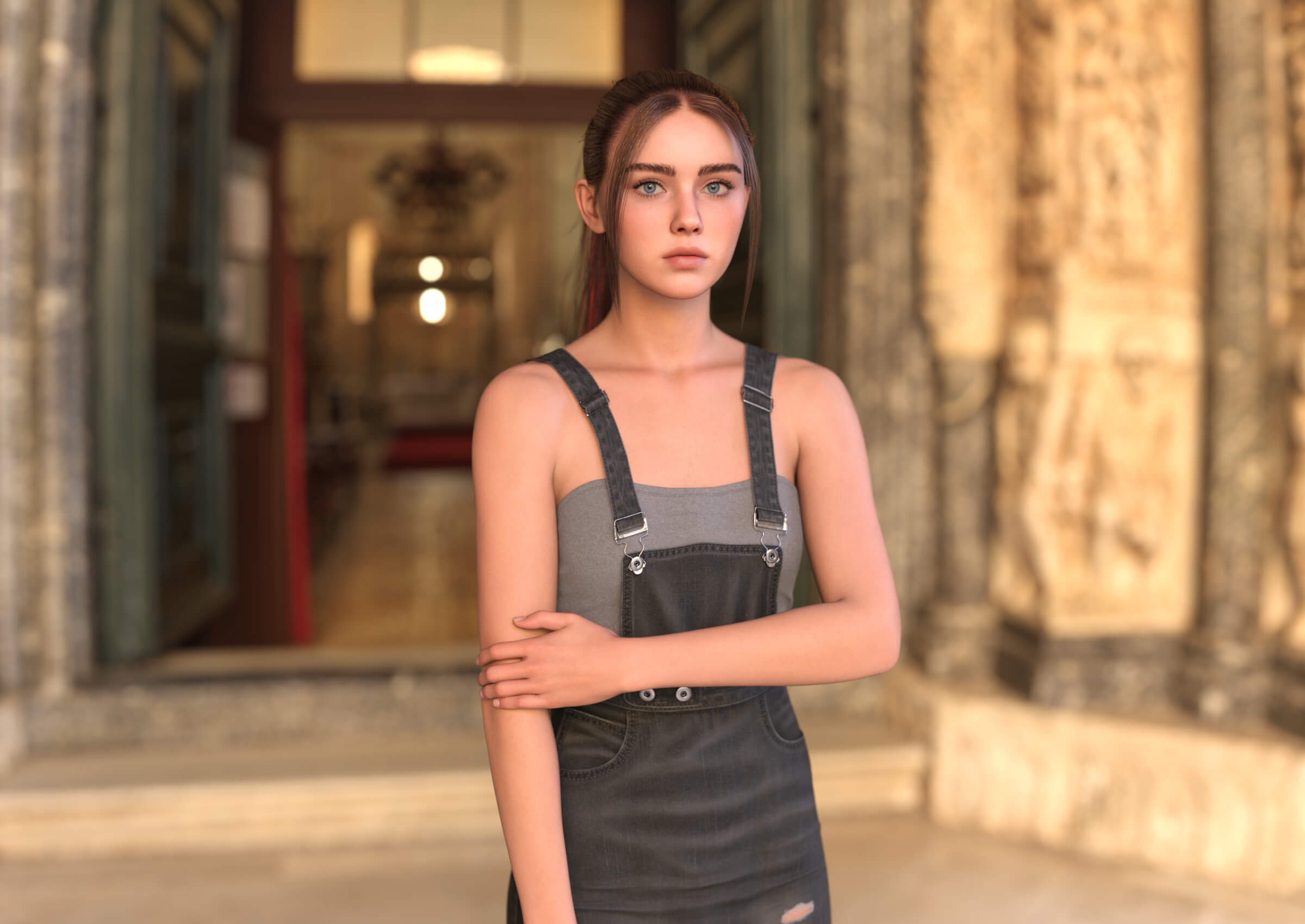 Elsie for Genesis 9 3D Render, Digital Art by Dexon3D