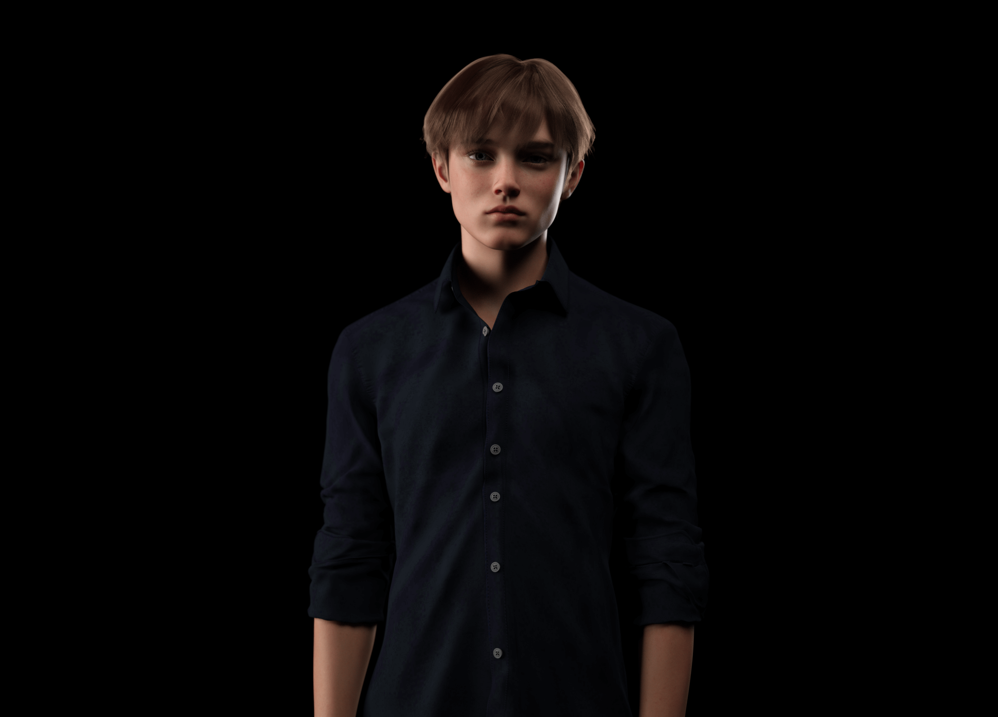 Josh WIP 01 3D Render, Digital Art by Dexon3D