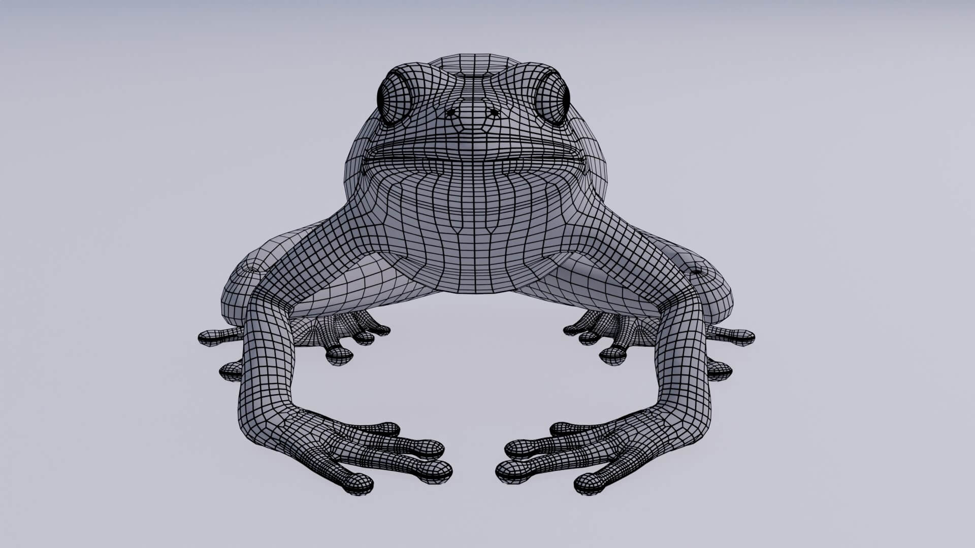 Animated American Green Tree Frog - 3D Model by Dibia Digital