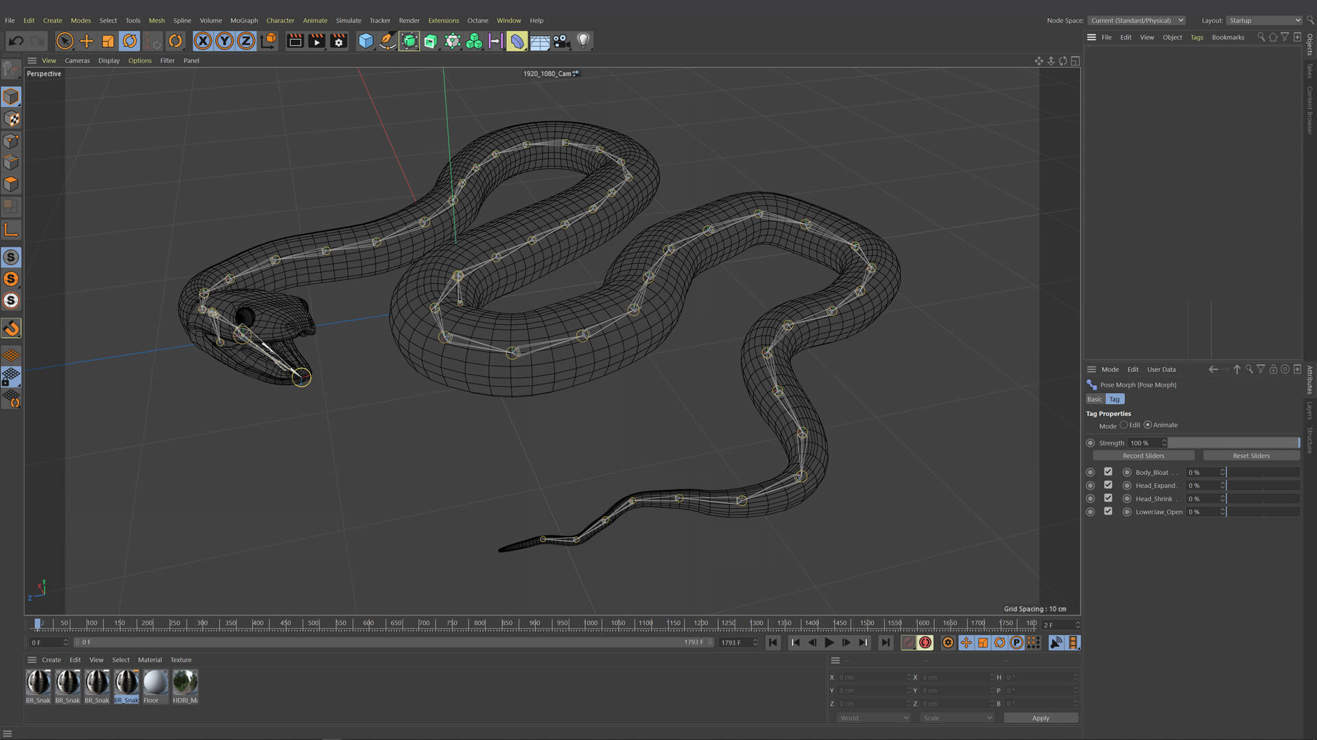 Animated Black Rat Snake - 3D Model by Dibia Digital