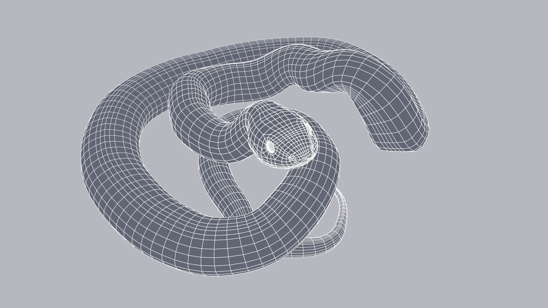 Animated Blue Coral Snake - 3D Model by Dibia Digital