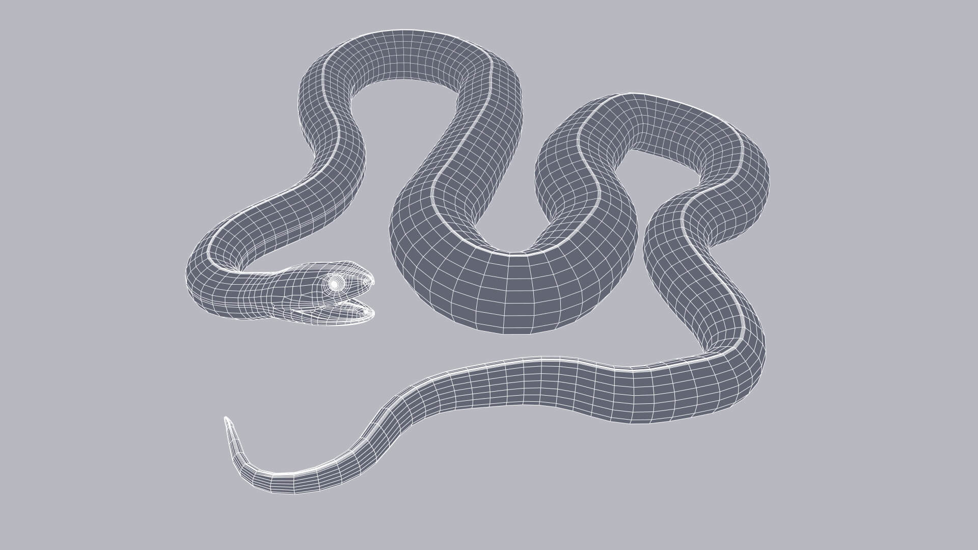 Animated Eastern Brown Snake - 3D Model by Dibia Digital