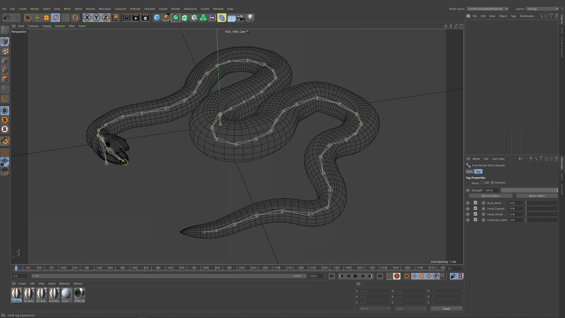 Animated Kenyan Sand Boa - 3D Model by Dibia Digital