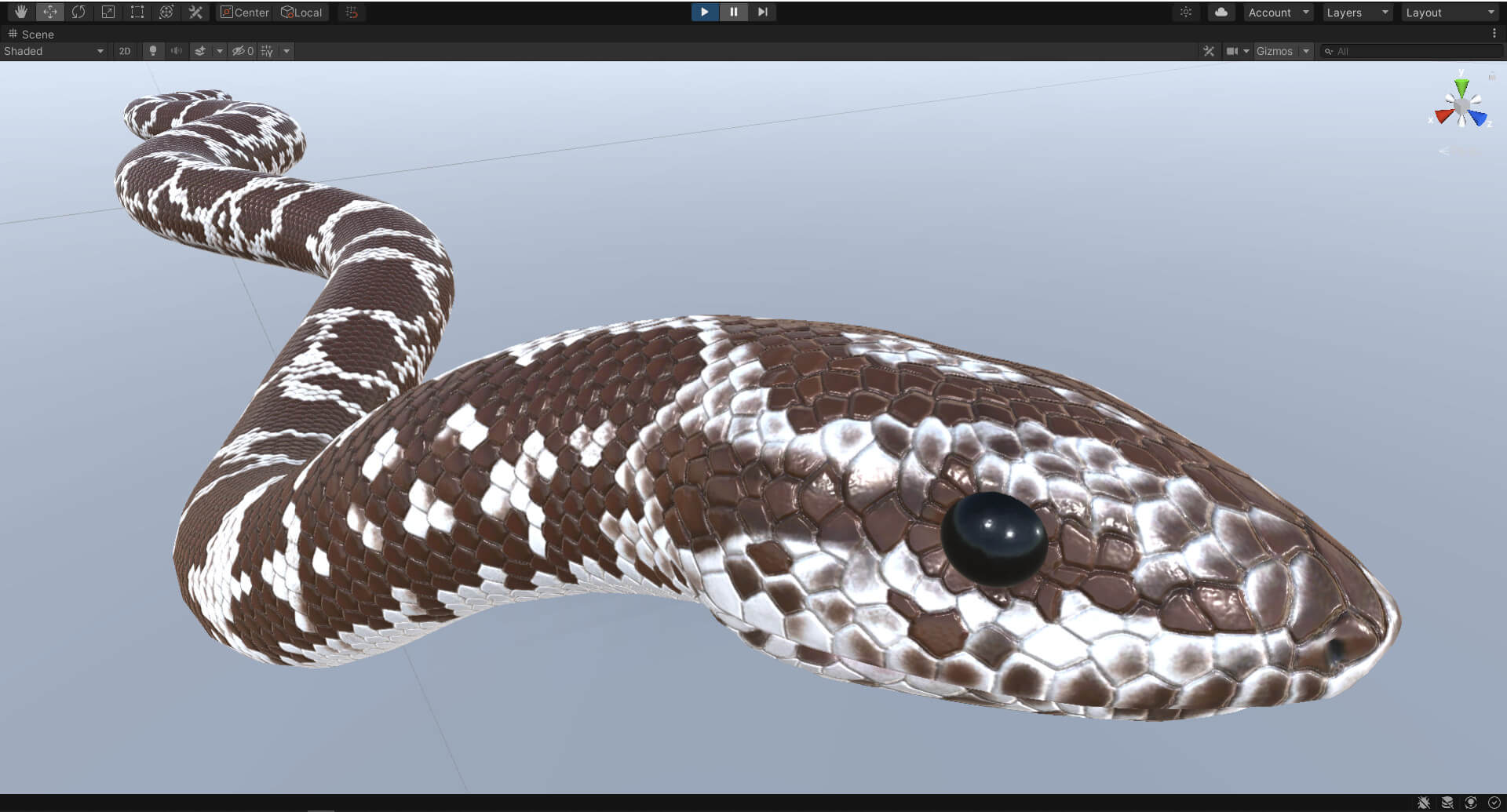 Animated Kenyan Sand Boa - 3D Model by Dibia Digital