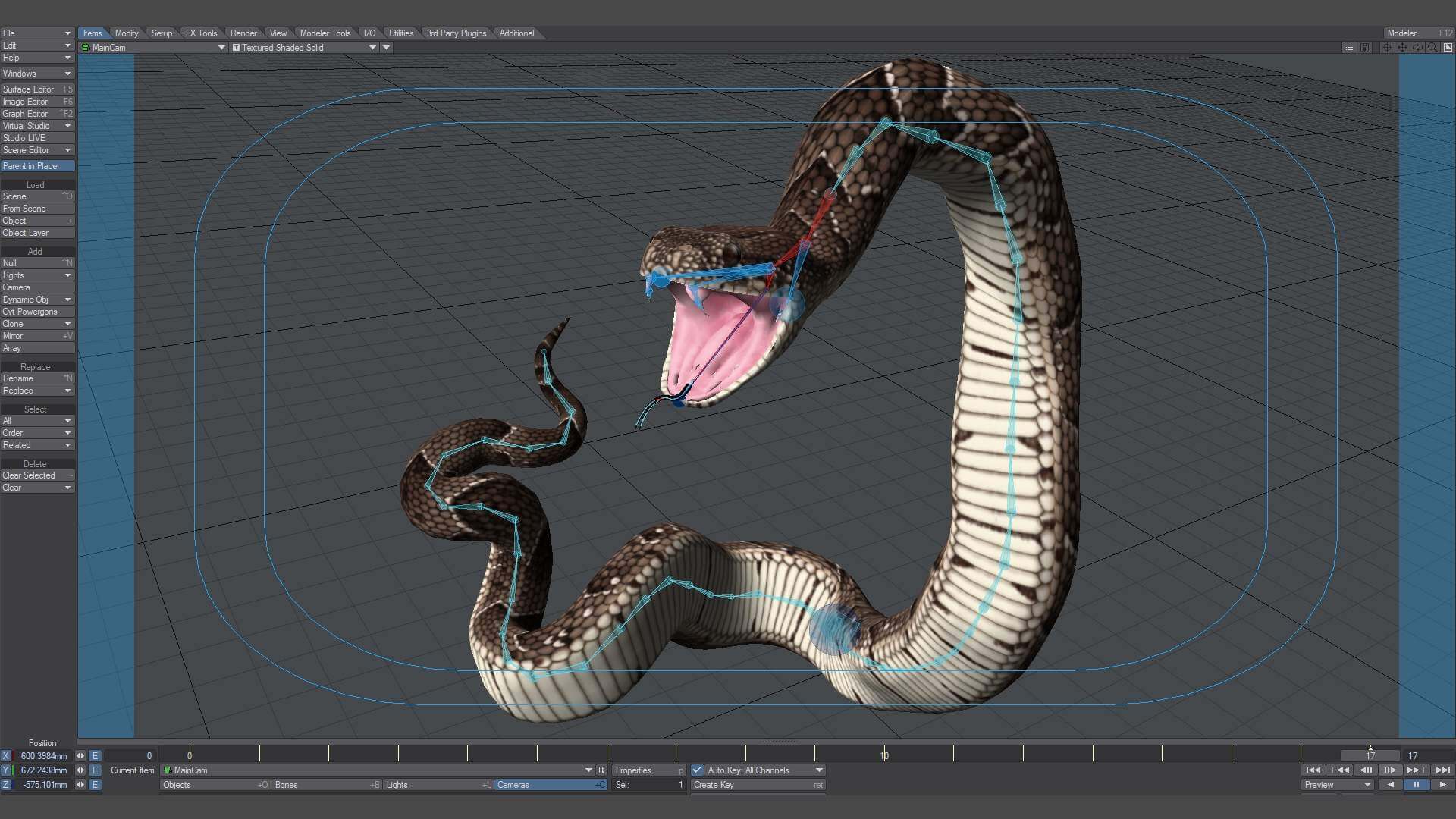Puff Adder Animated - 3D Model by Dibia Digital