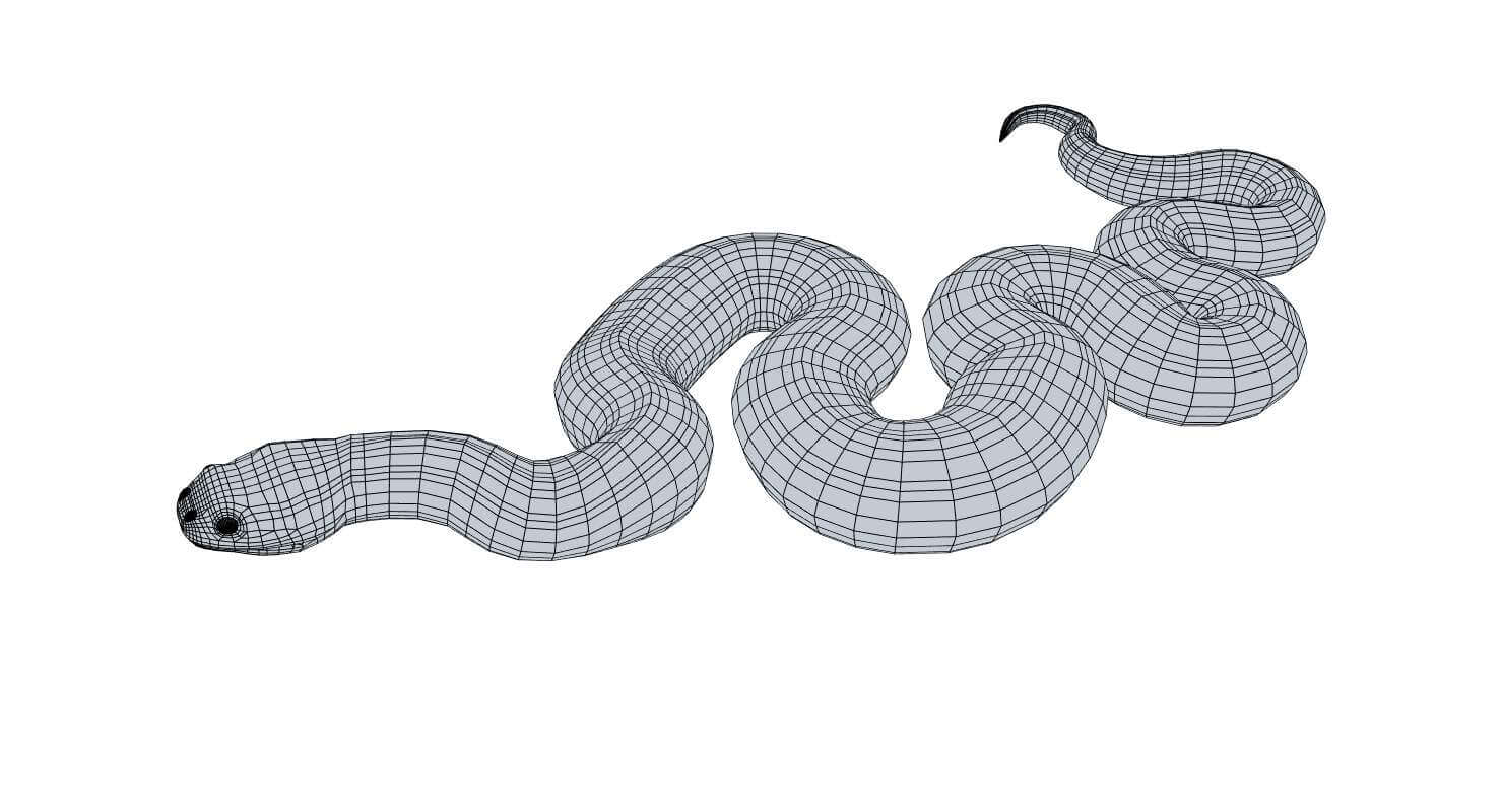 Puff Adder Animated - 3D Model by Dibia Digital