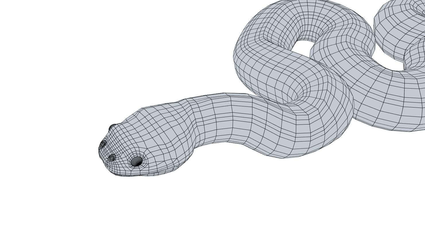 Puff Adder Animated - 3D Model by Dibia Digital