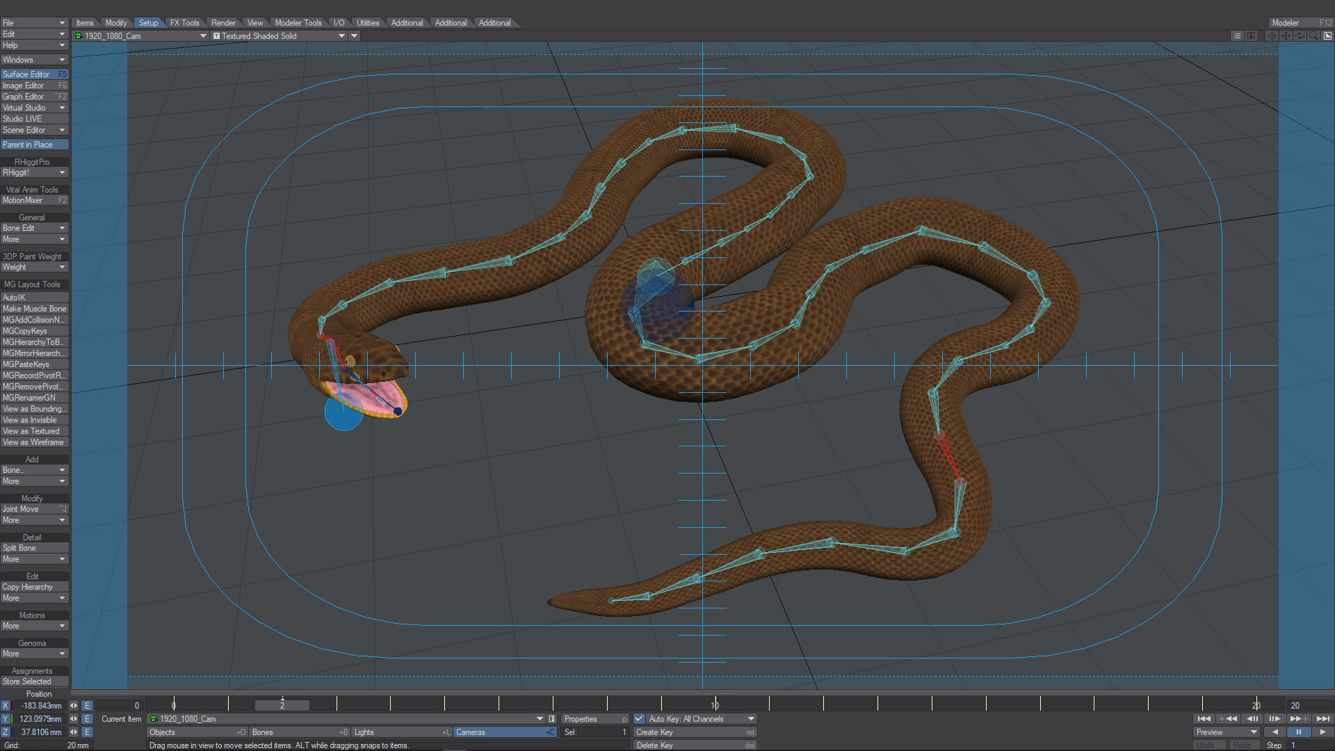 Animated Rubber Boa - 3D Model by Dibia Digital