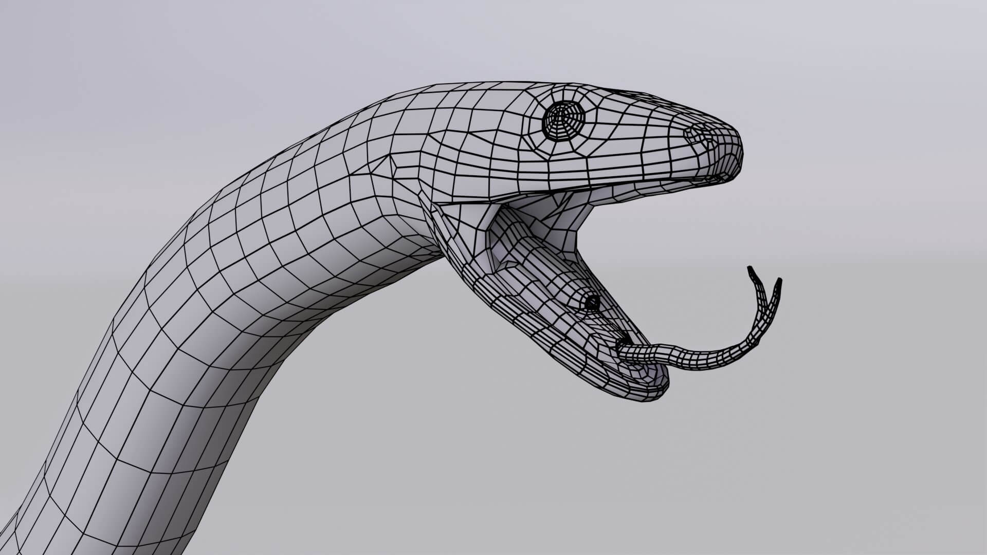 Animated Scarlet Kingsnake - 3D Model by Dibia Digital