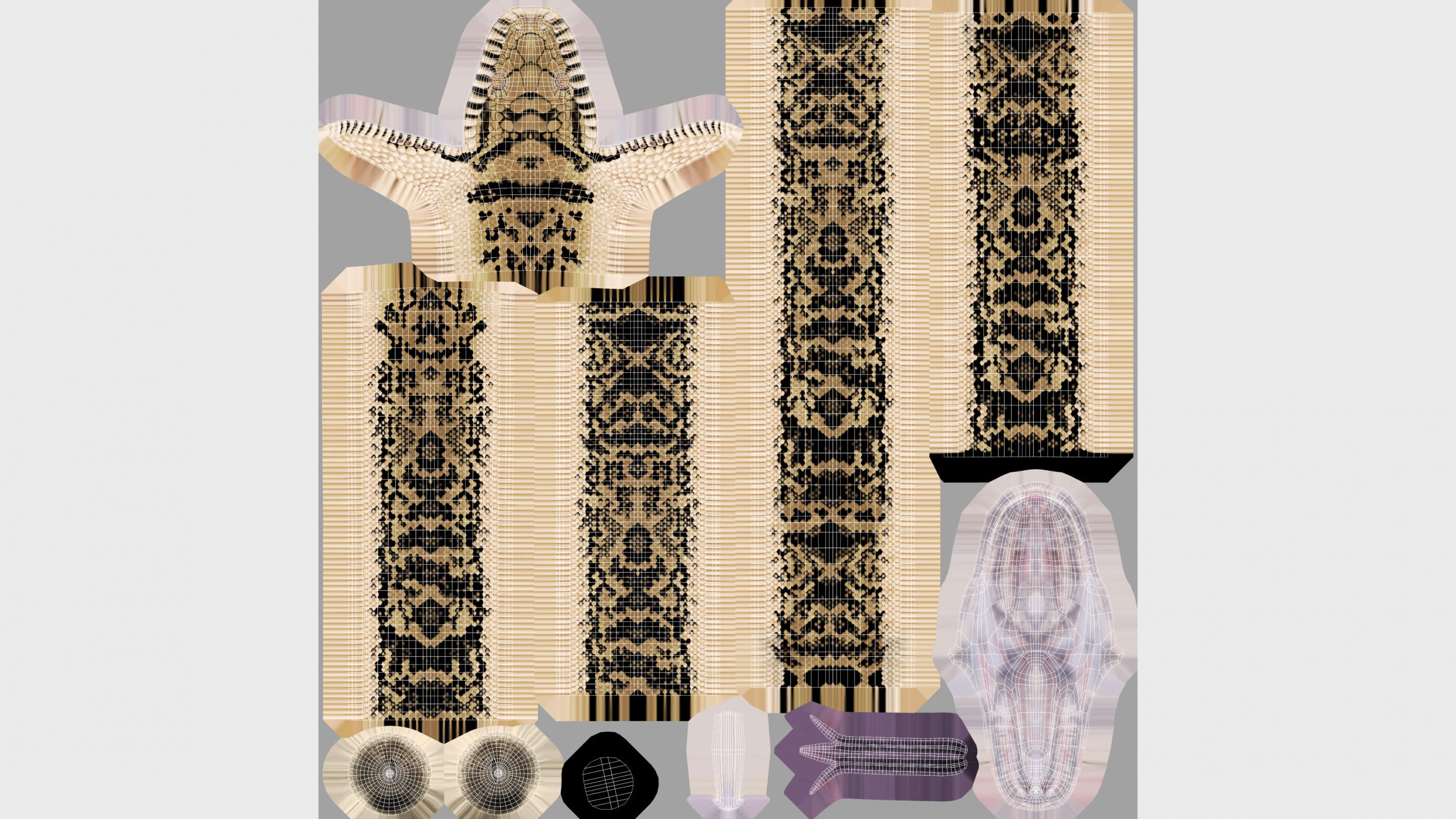 Animated Scrub Python - 3D Model by Dibia Digital