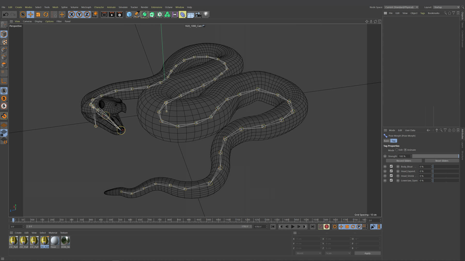 Animated Zebra Jungle Carpet Python - 3D Model by Dibia Digital
