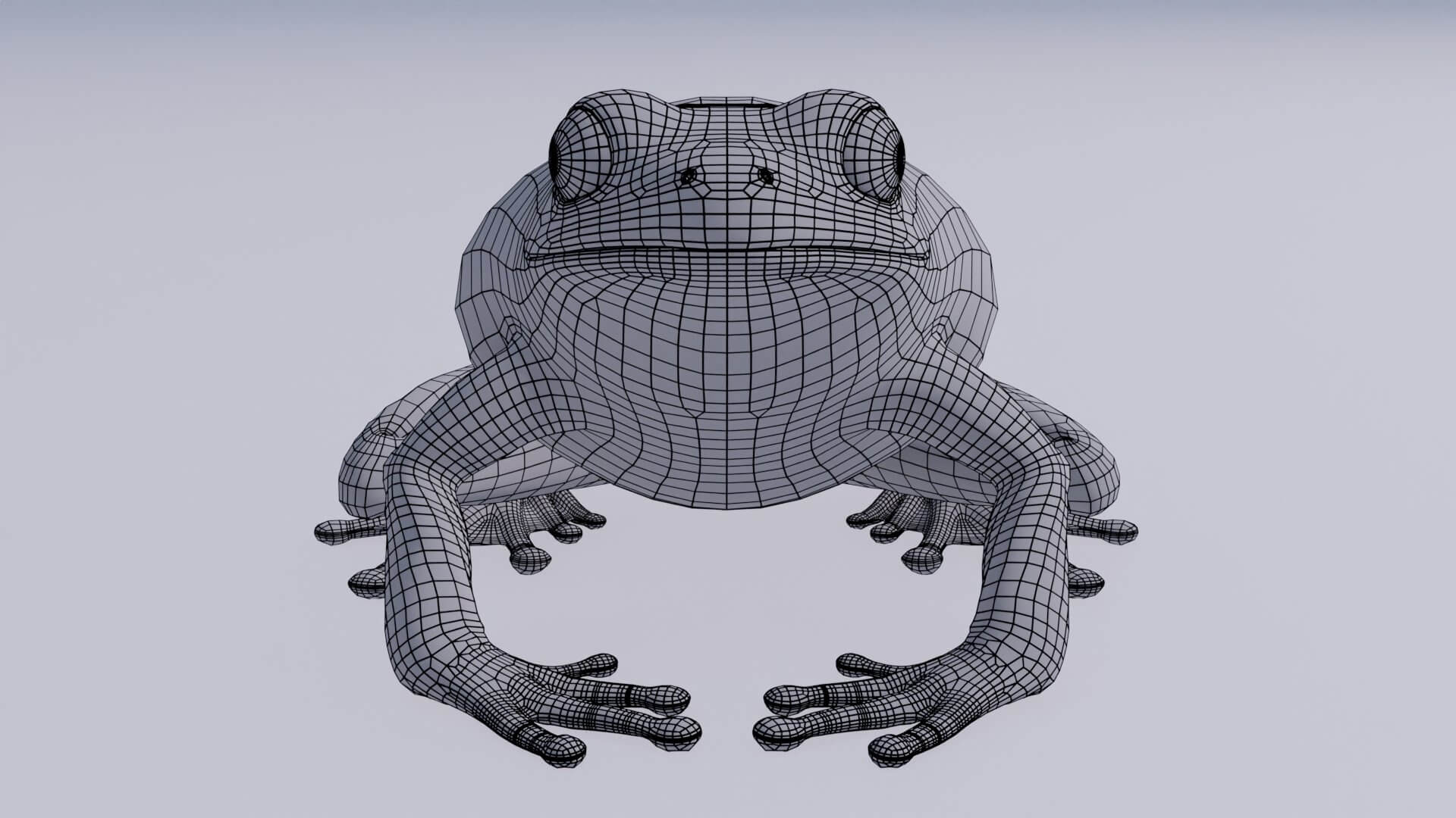 Animated Barking Tree Frog - 3D Model by Dibia Digital