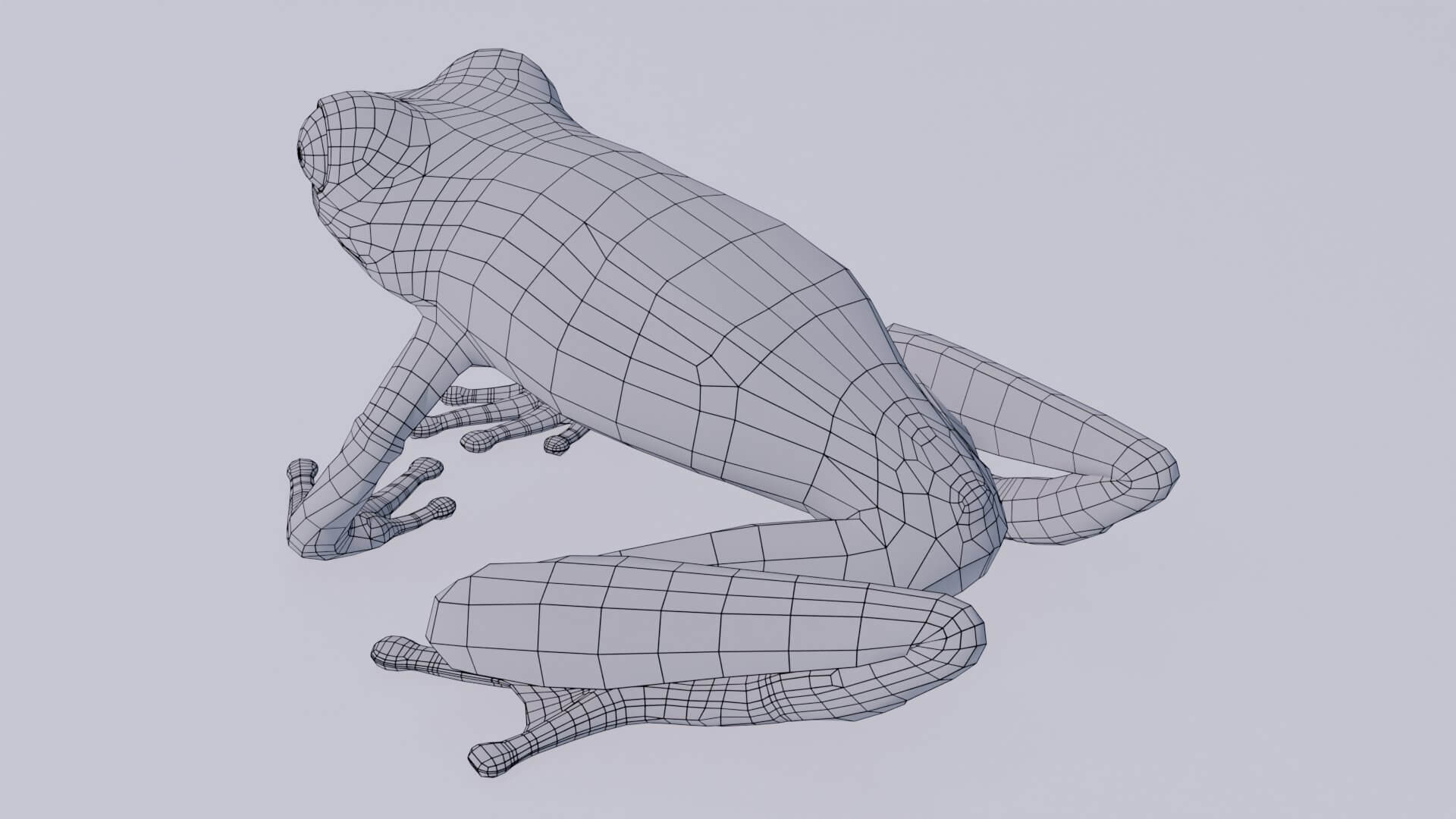 Animated Clown Tree Frog - 3D Model by Dibia Digital