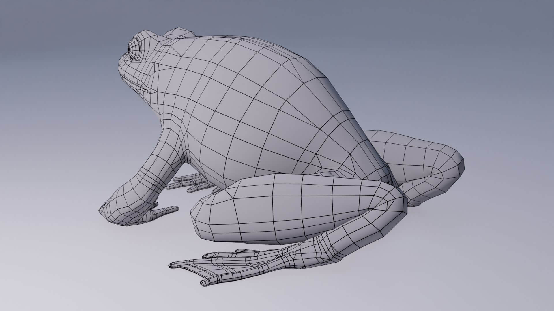 Animated Goliath Bullfrog - 3D Model by Dibia Digital
