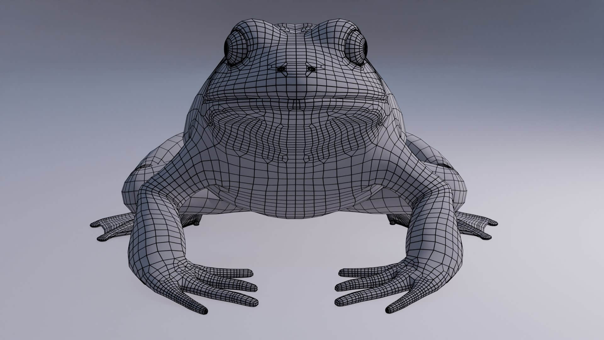 Animated Goliath Bullfrog - 3D Model by Dibia Digital
