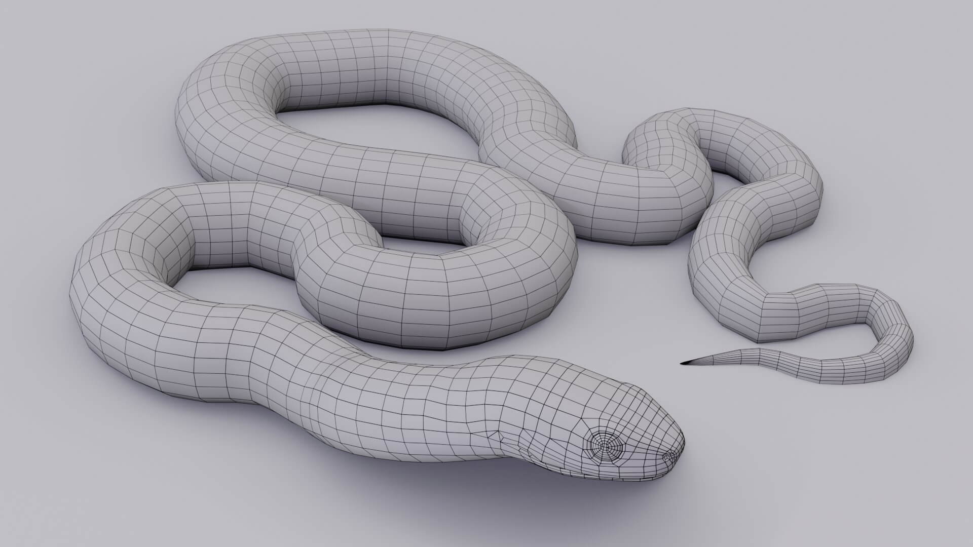 Green Snake Bundle - 3D Model by Dibia Digital