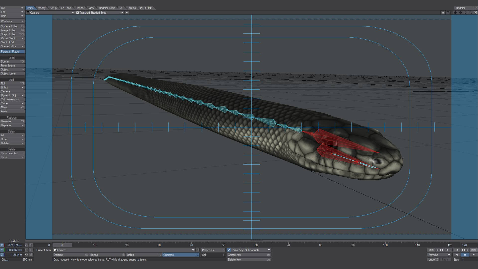 Rigged Black Mamba - 3D Model by Dibia Digital