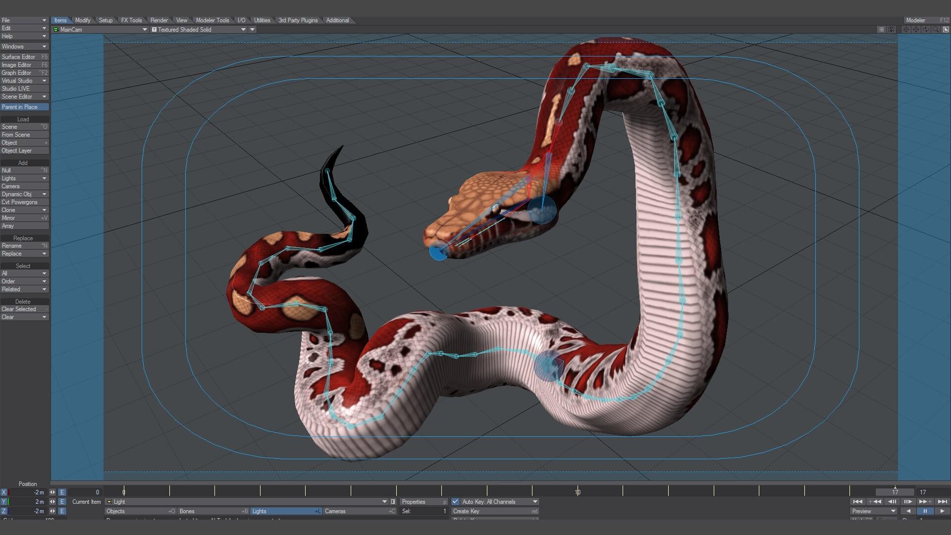 Rigged Blood Python - 3D Model by Dibia Digital