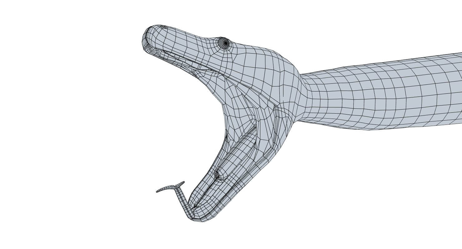 Rigged Blood Python - 3D Model by Dibia Digital